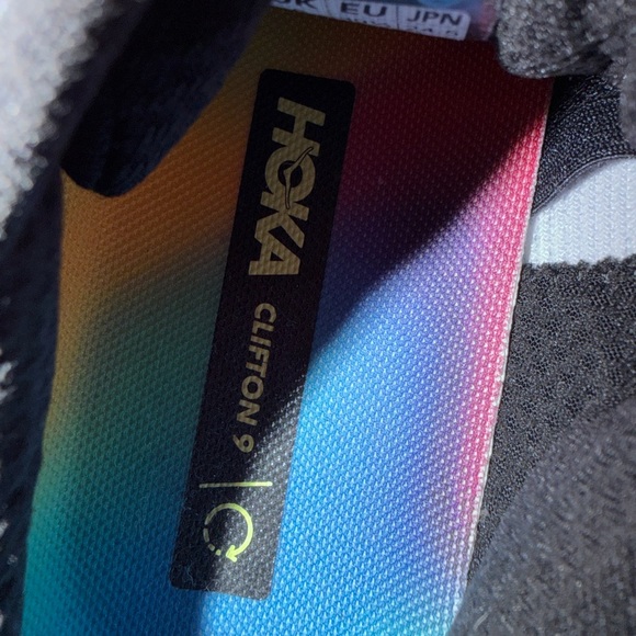 Hoka | Shoes | Brand New Hoka Clifton 9 With Rainbow Gradient Insole ...